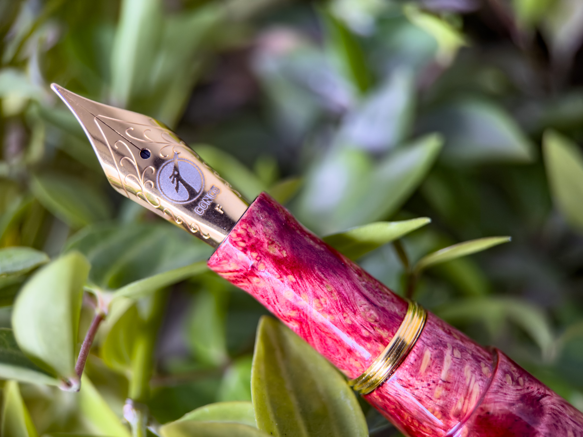 Stable Wood Fountain Pen – Red - CONCOPENS - Artisanal Fountain Pens ...