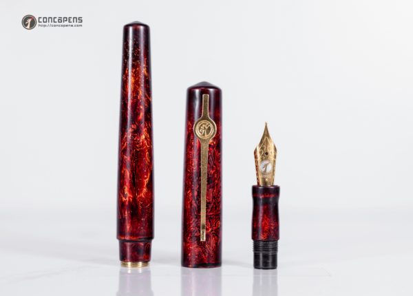 Vietnamese Lacquer Fountain Pen - Lava - CONCOPENS - Artisanal Fountain ...